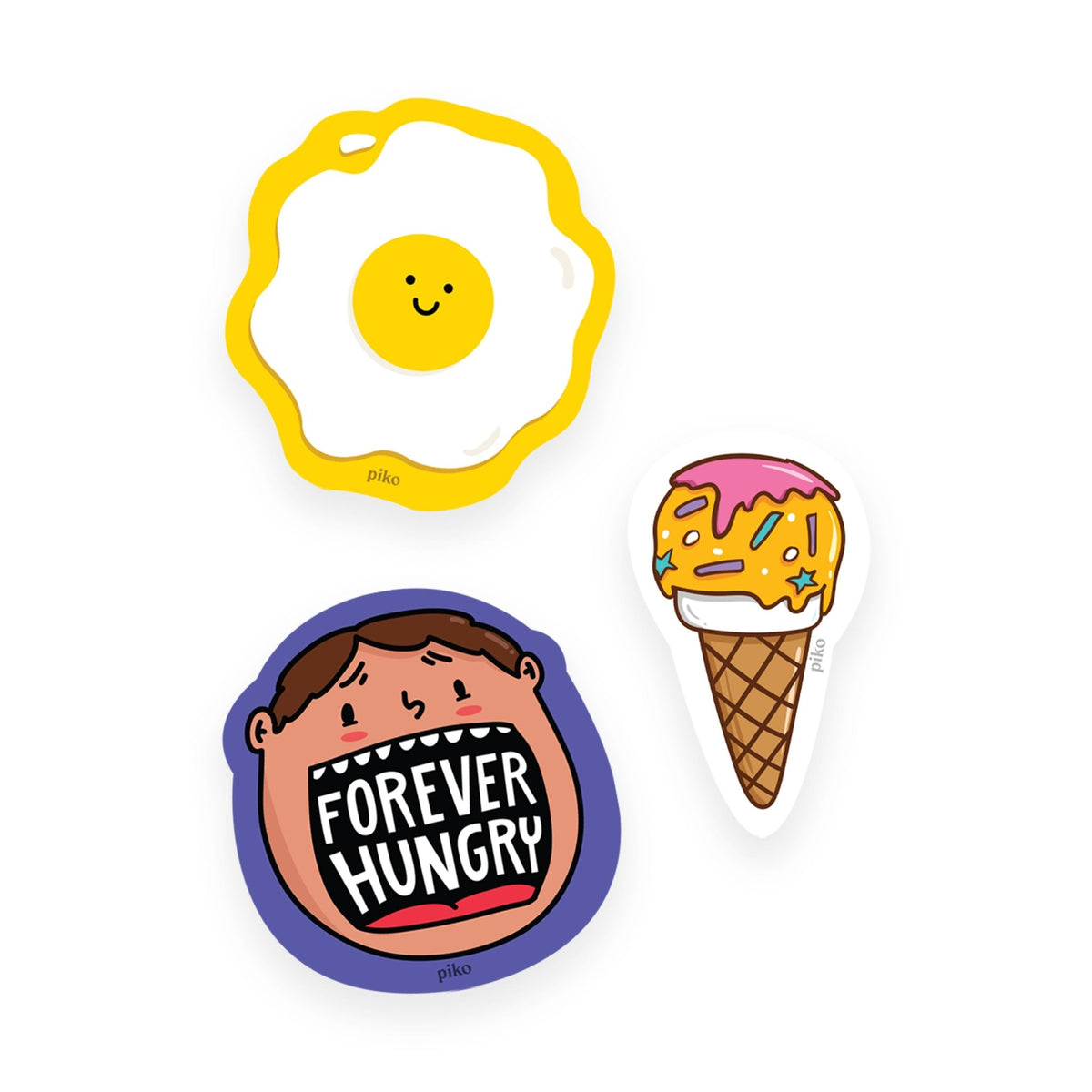 Decal Laptop Stickers / Foodie - Set of 3 – The Piko Shop